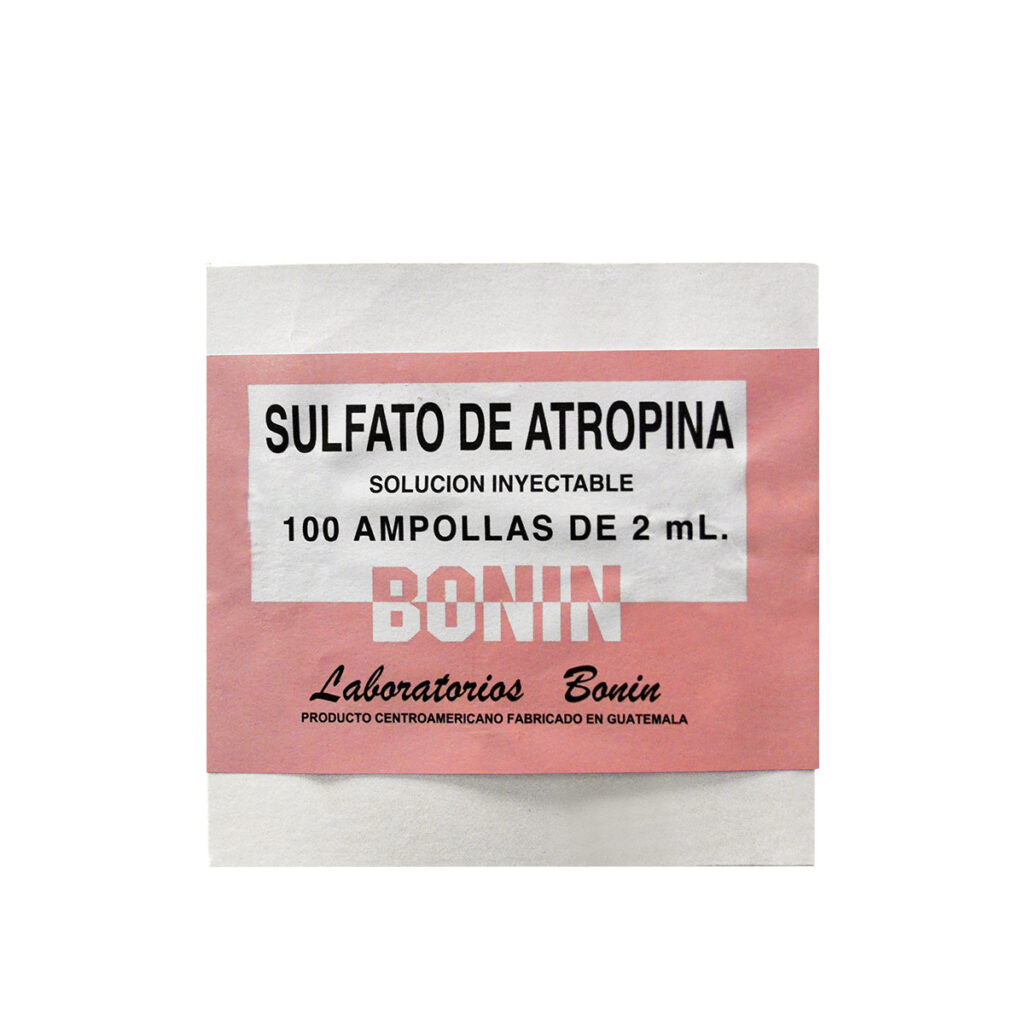 Aminofilina 250 mg – 100 Ampollas – Laboratorios Bonin